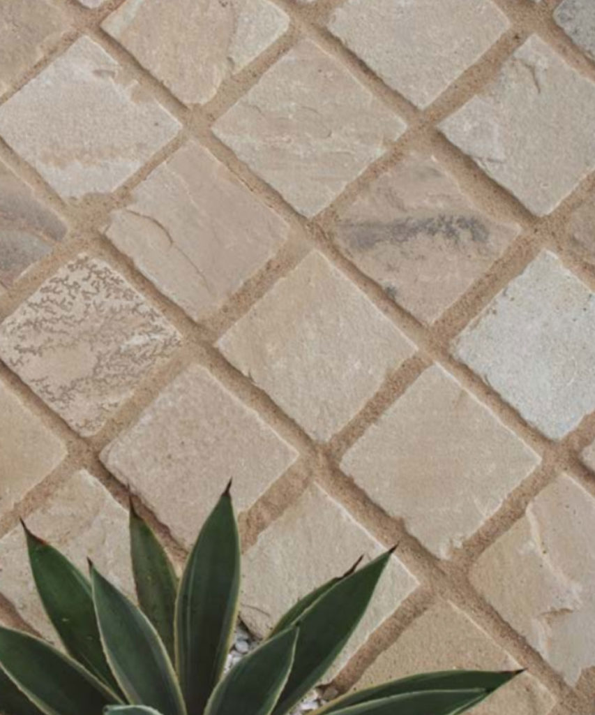 Hale Beige Sandstone Setts | Forest Stone