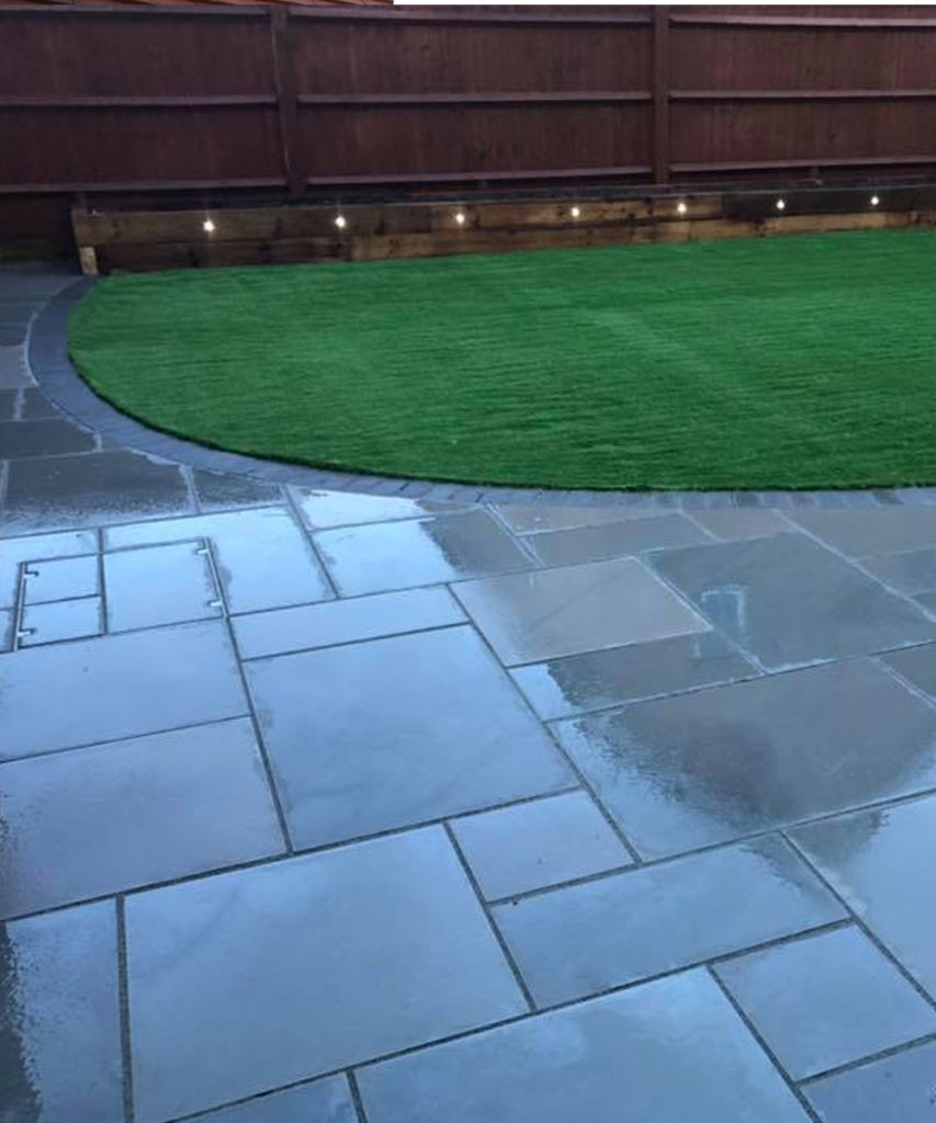 Knightwood Grey Smooth Sandstone Paving | Forest Stone