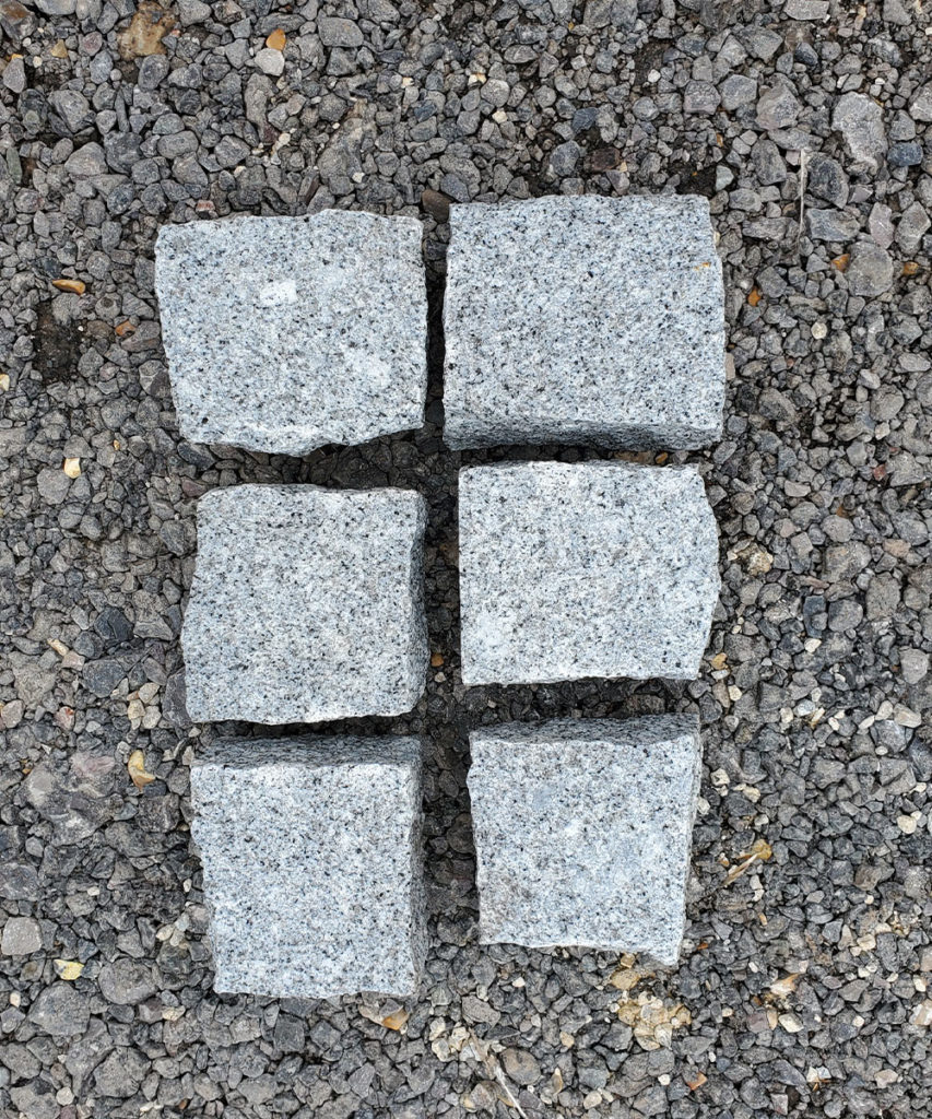 Silver Grey Granite Setts | Forest Stone