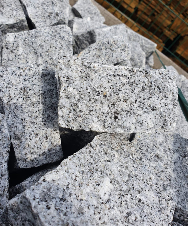 Silver Grey Granite Setts | Forest Stone