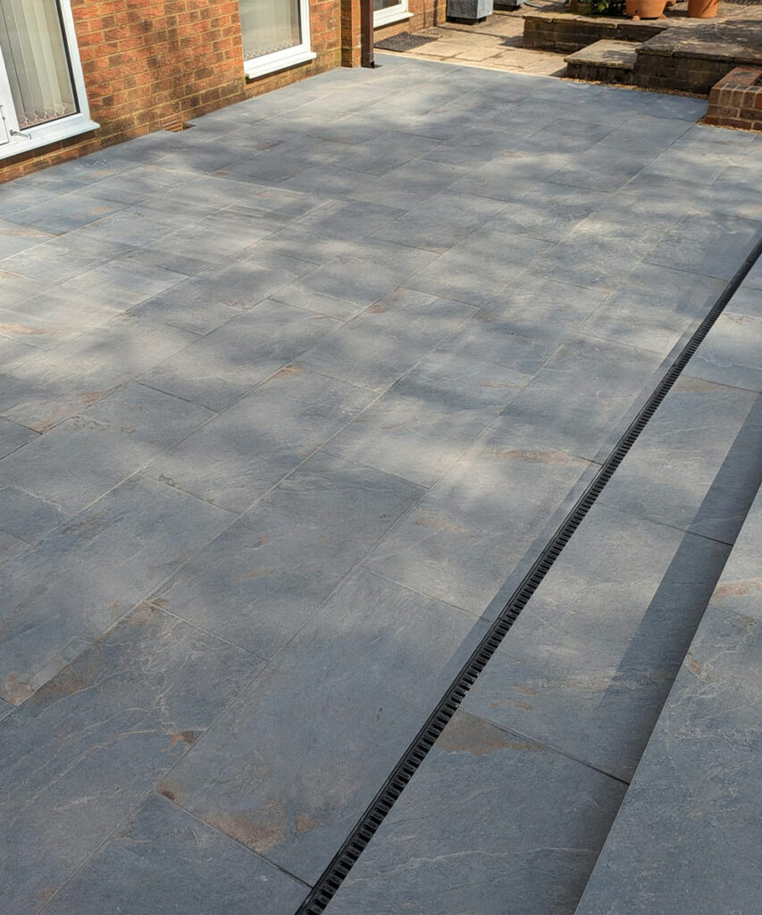 Emery Rustic Slate Porcelain Paving | Forest Stone