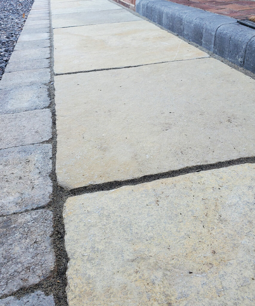 Blissford Tumbled Limestone Paving | Forest Stone