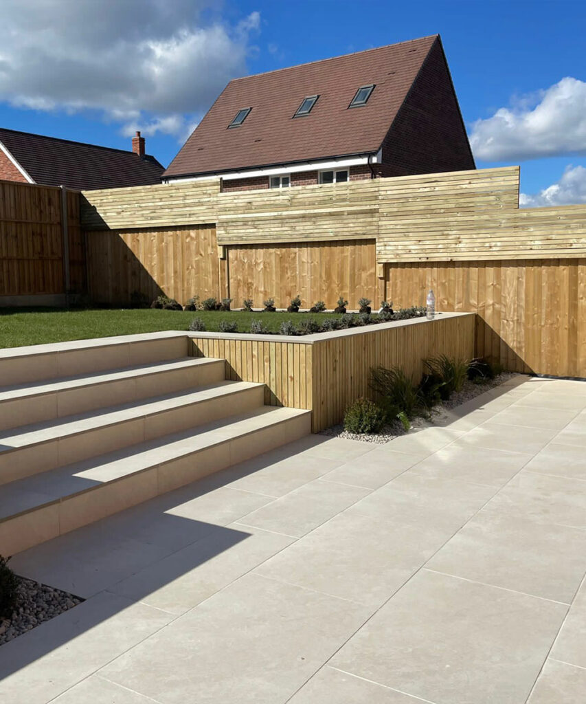 Milford Beige Porcelain Paving | Forest Stone