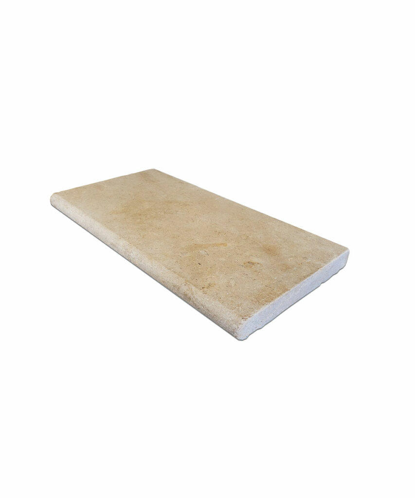 Lymington Beige Bullnosed Limestone Copings | Forest Stone