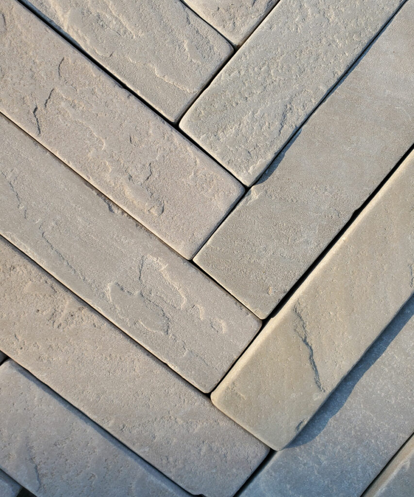 Blissford Tumbled Limestone Setts | Forest Stone